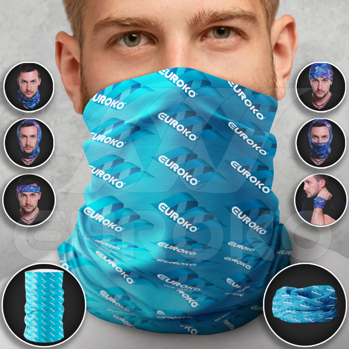 Custom Tubular Scarf | www.euroko.eu