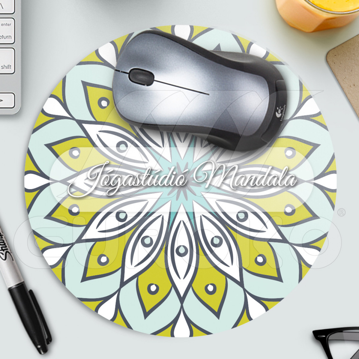 Personalised Mouse Mat (Circle) | www.euroko.eu