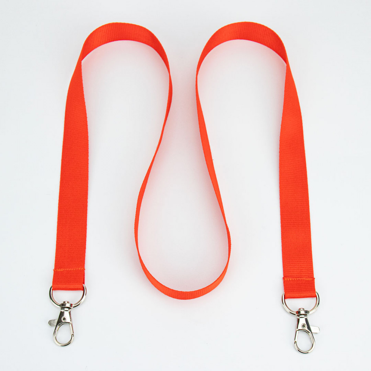 Plain lanyard with double carabiner | www.euroko.eu