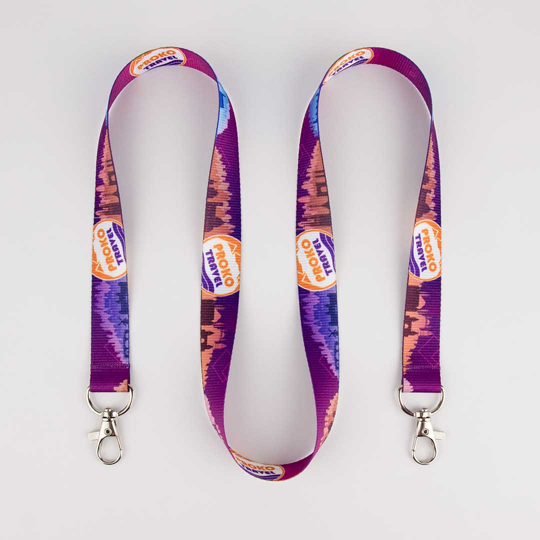 Ribbed Lanyard with 2 Hooks | www.euroko.eu