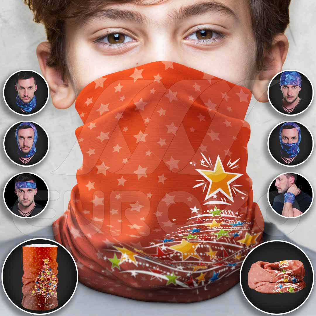 Tubular Scarf for Kids with Christmas Design 5 | www.euroko.eu